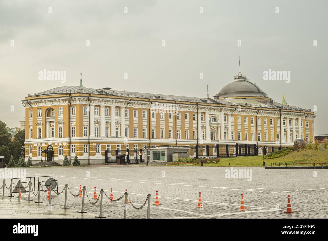 Moscow, Russia - Aug 23 2024: Photo of the Kremlin Palace building ...