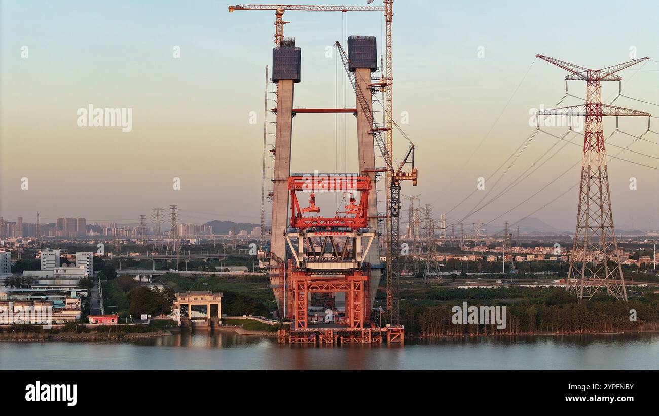 GUANGZHOU, CHINA - NOVEMBER 30, 2024 - Shenzhen-Jiangmen Railway ...