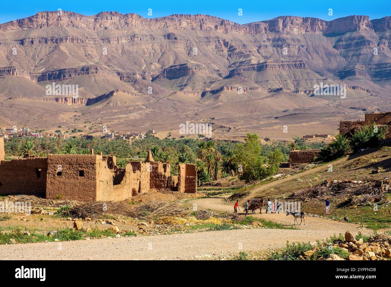 Kasbah in the Draa Valley of Morocco Stock Photo - Alamy