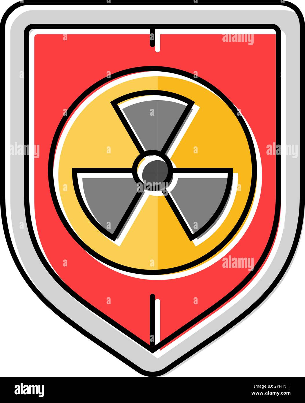 power generation nuclear energy color icon vector illustration Stock ...