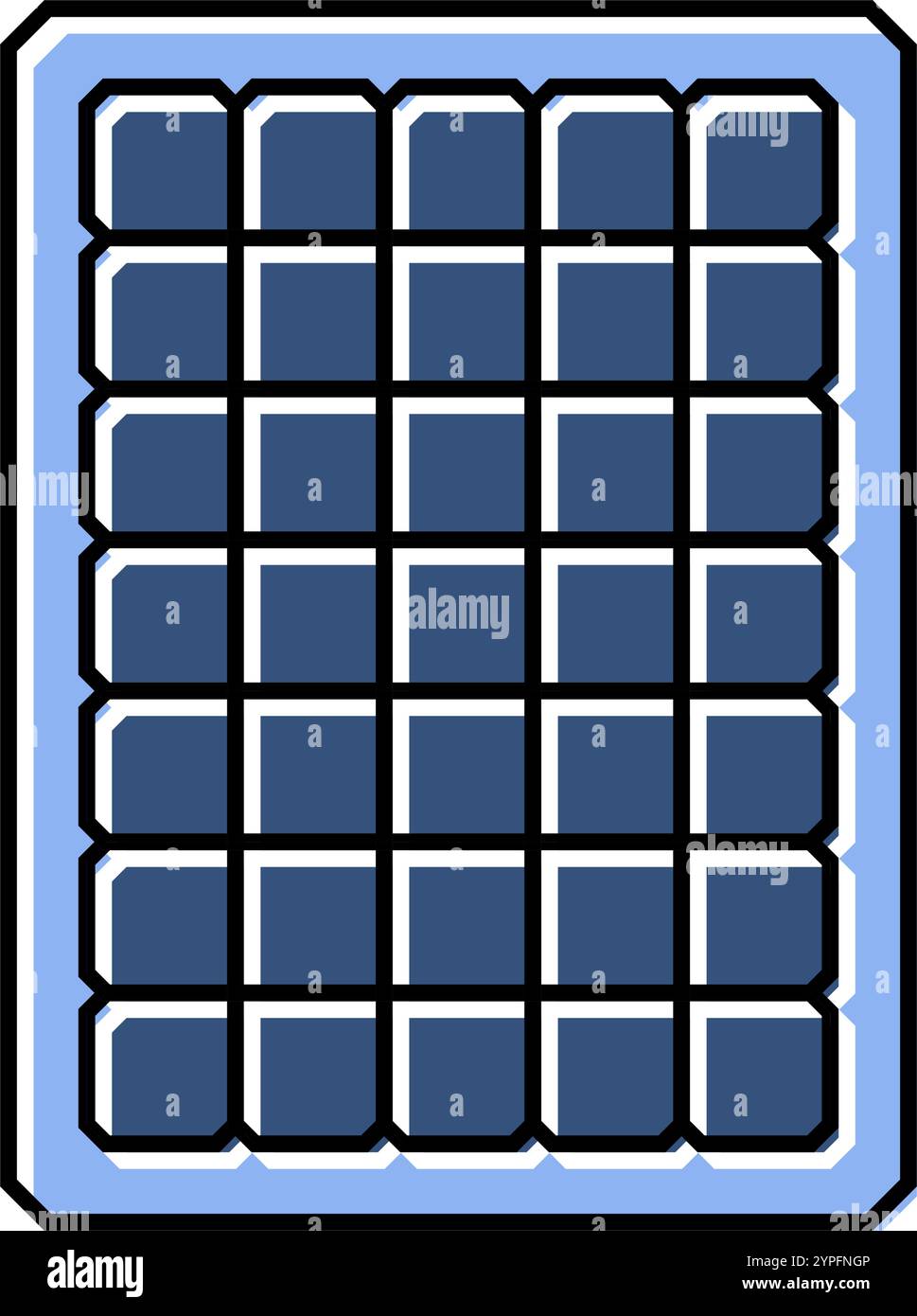 module solar panel color icon vector illustration Stock Vector Image ...