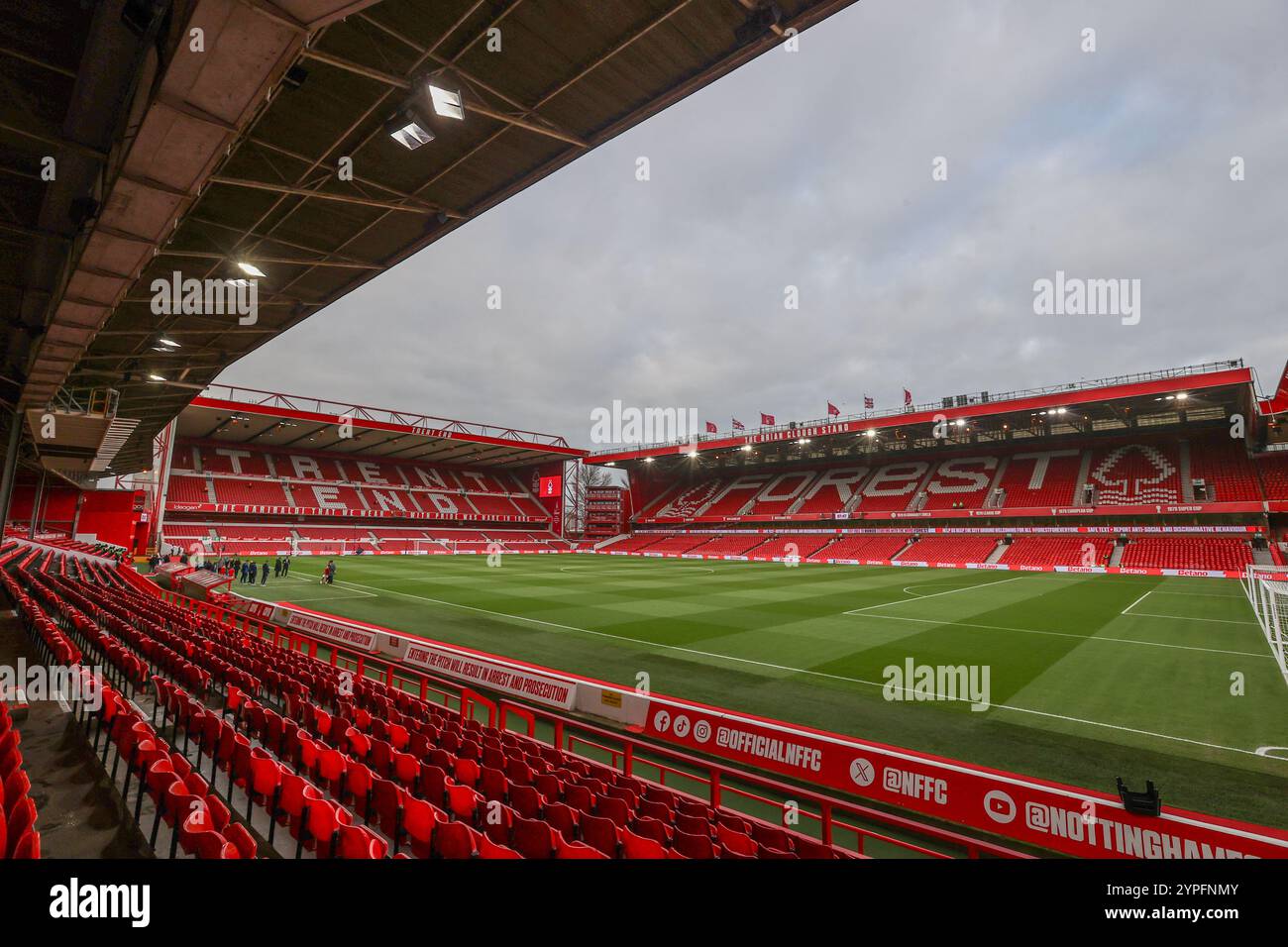 A general view of City Ground ahead of the Premier League match ...