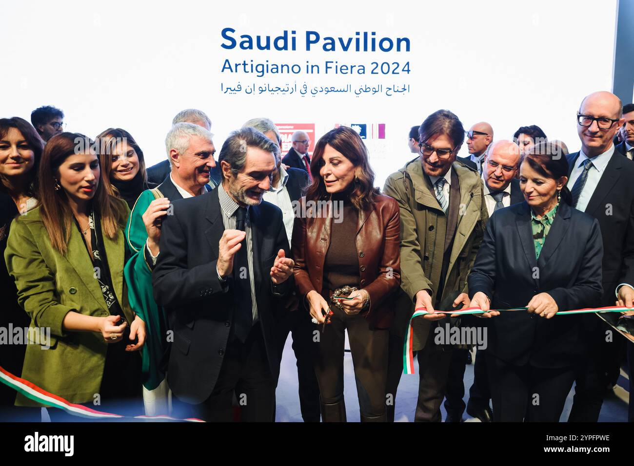 Milan, The inauguration of the artisan trade fair event Artigiano in ...