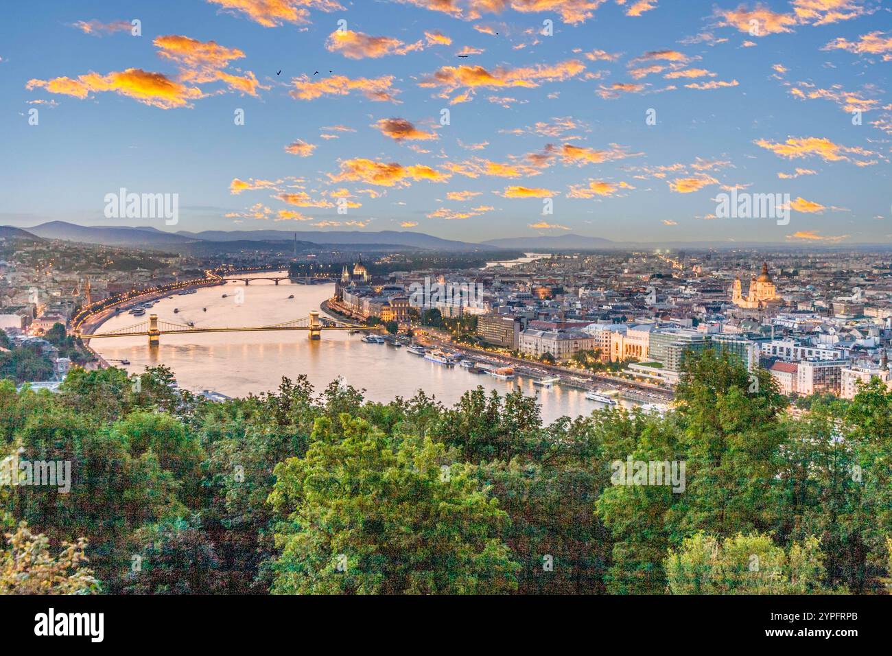 Romantic skyline budapest hungary hi-res stock photography and images ...