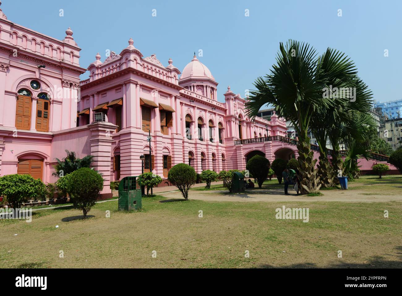 The Ahsan Manzil Museum at the former palace of the Nawab of Dhaka in ...