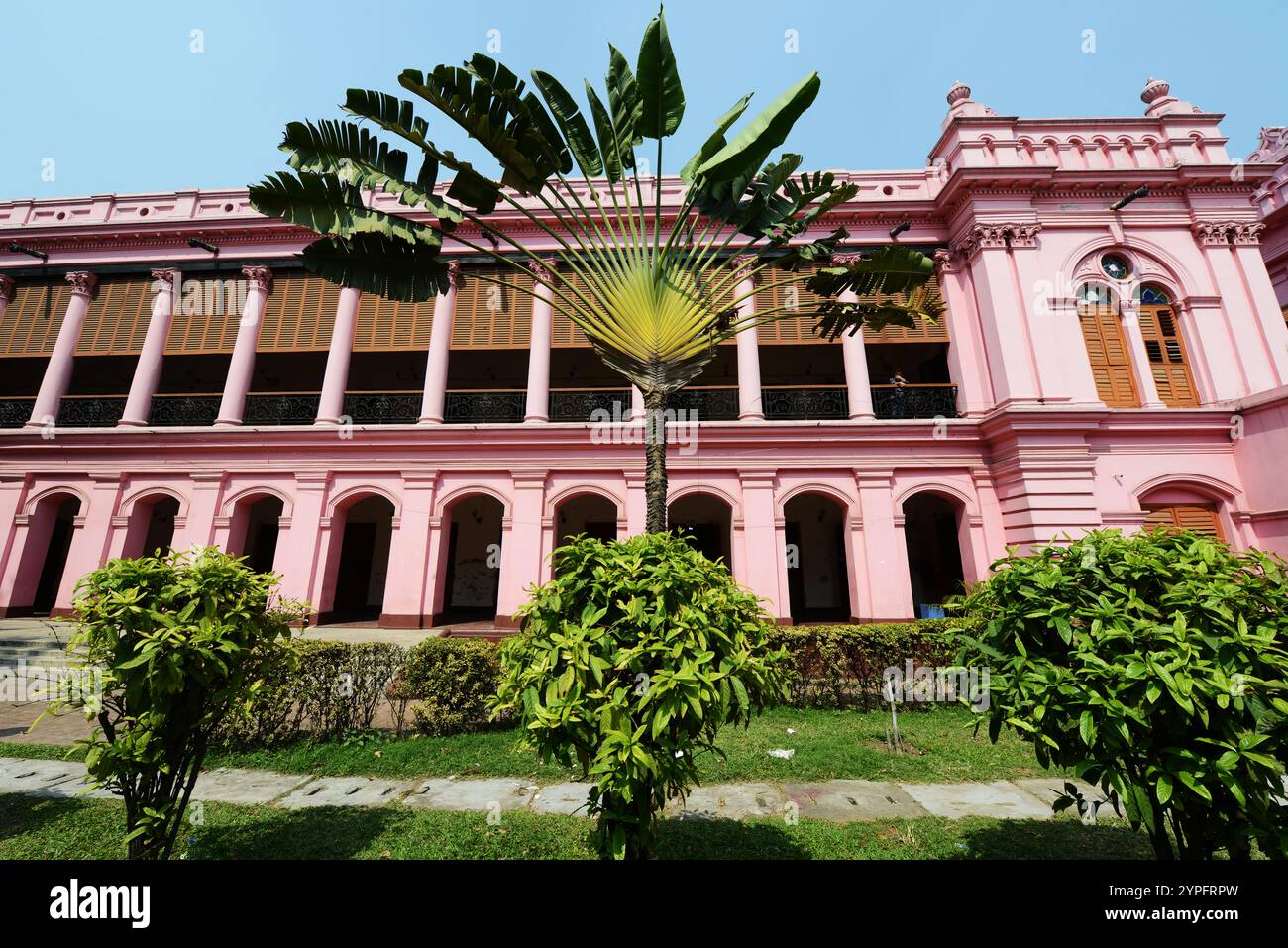 The Ahsan Manzil Museum at the former palace of the Nawab of Dhaka in ...