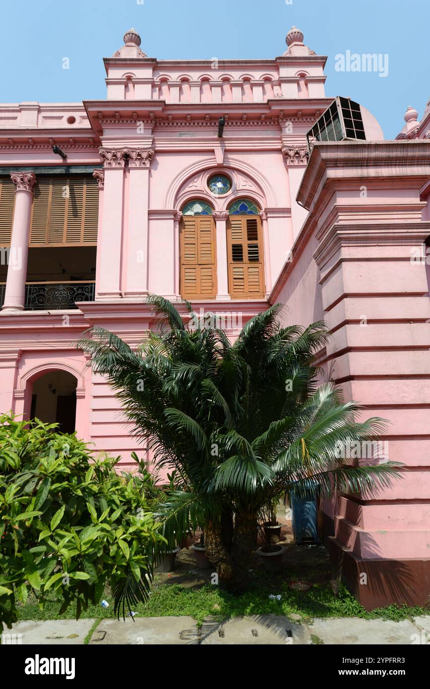The Ahsan Manzil Museum at the former palace of the Nawab of Dhaka in ...