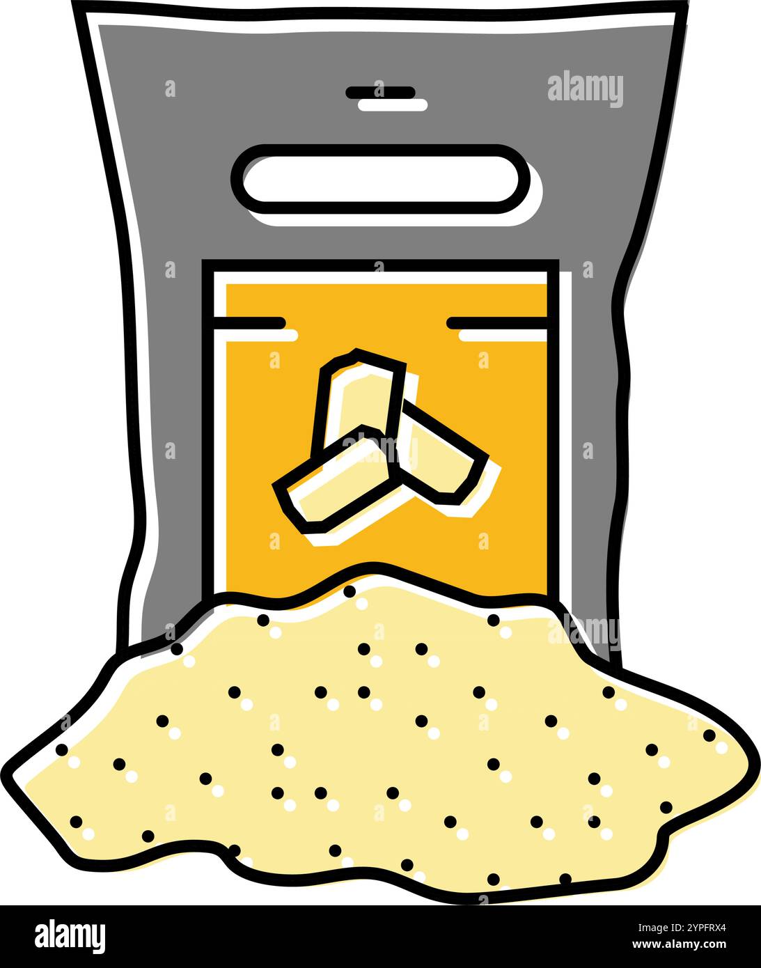 wood pellets biomass color icon vector illustration Stock Vector Image ...