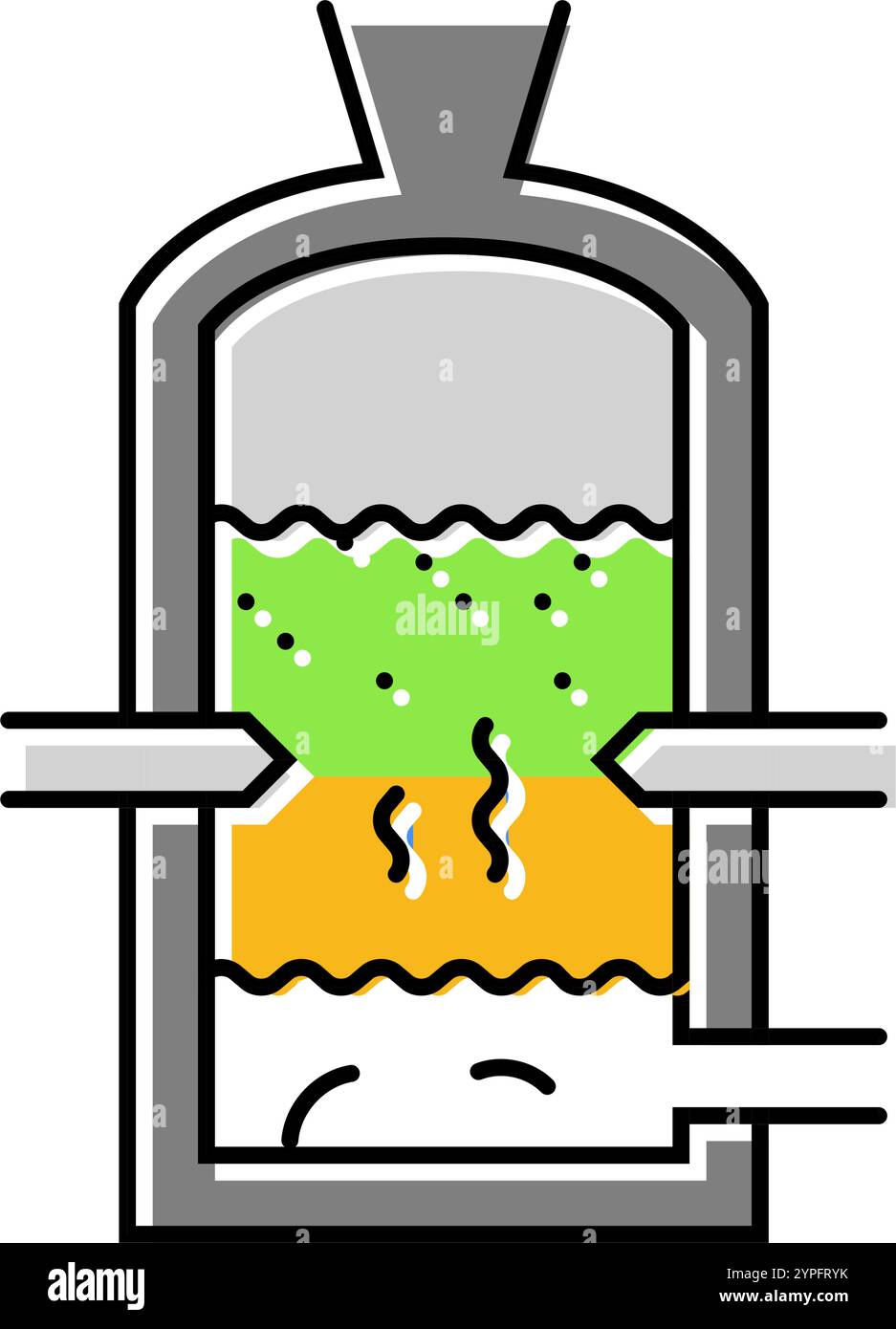 gasification biomass color icon vector illustration Stock Vector Image ...