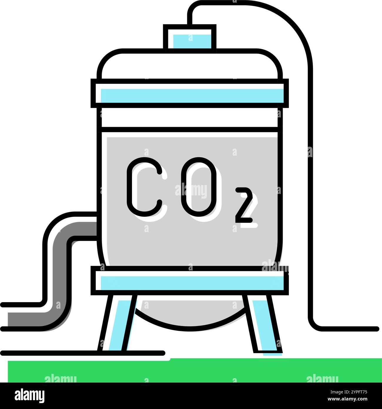 storage carbon color icon vector illustration Stock Vector Image & Art ...