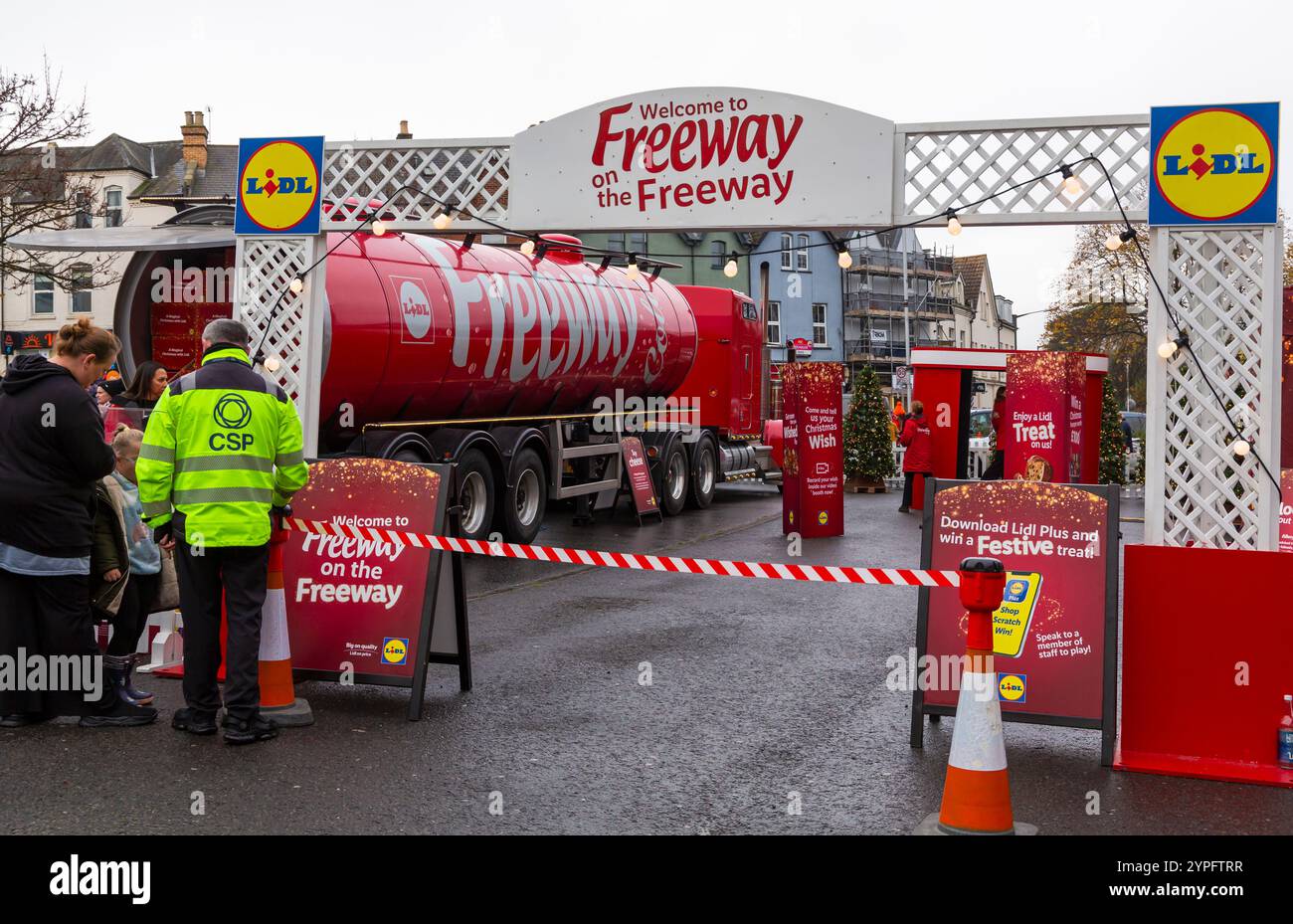 Bournemouth, Dorset, UK. 30th November 2024. Lidl's Christmas Freeway ...