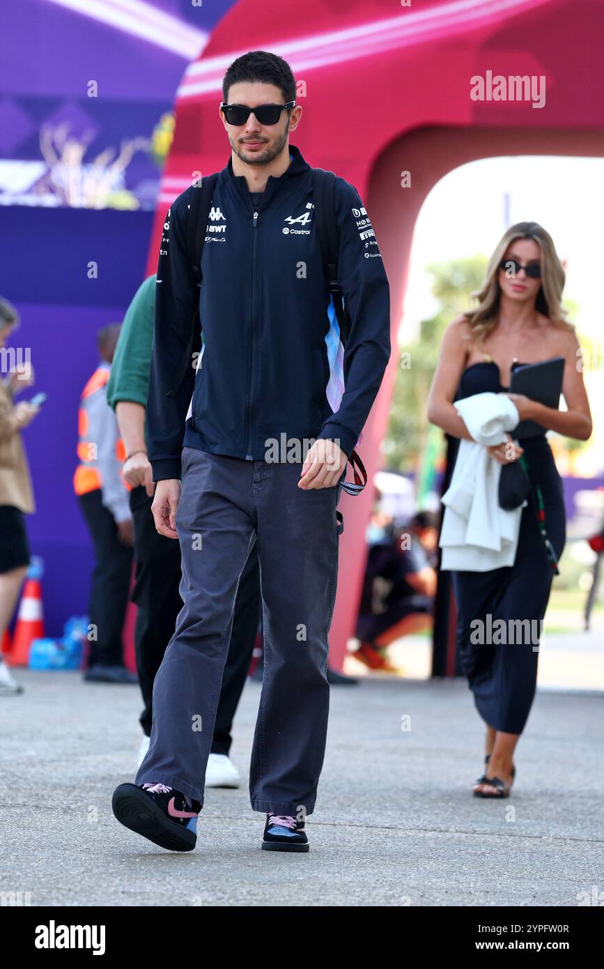 Doha, Qatar. 30th Nov, 2024. Esteban Ocon (FRA) Alpine F1 Team. Formula ...