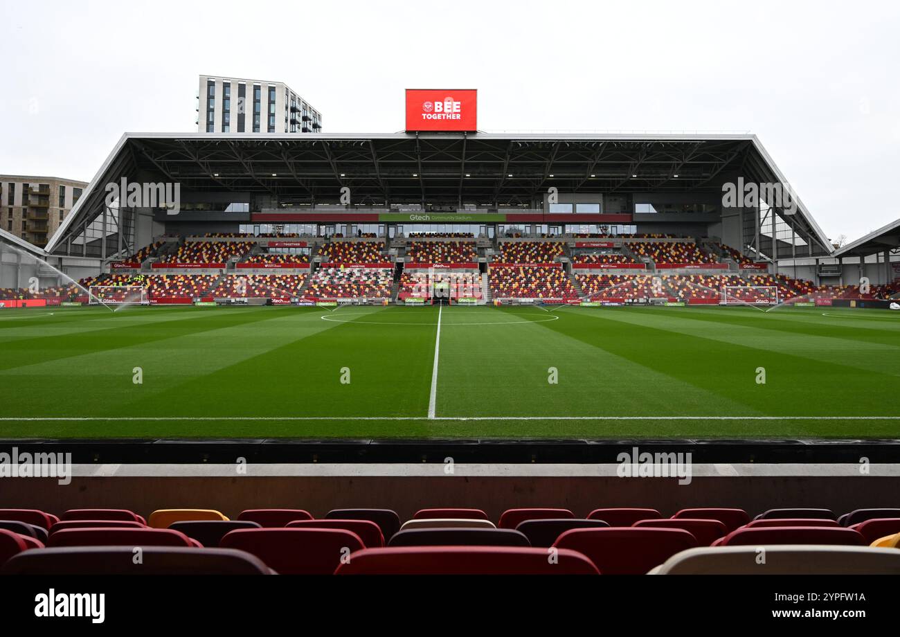 30th November 2024; Gtech Community Stadium, Brentford, London, England ...
