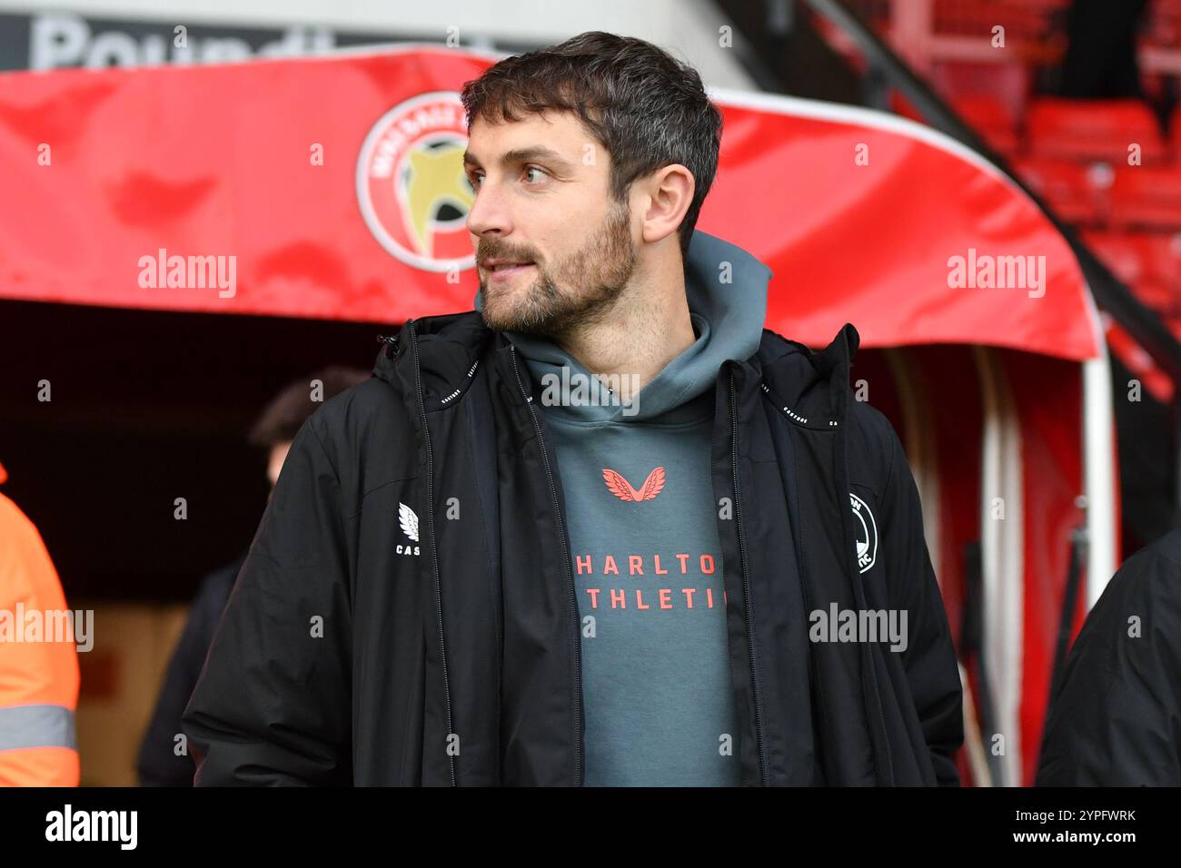 Walsall, England. 30th Nov 2024. Danny Hylton before the Emirates FA ...