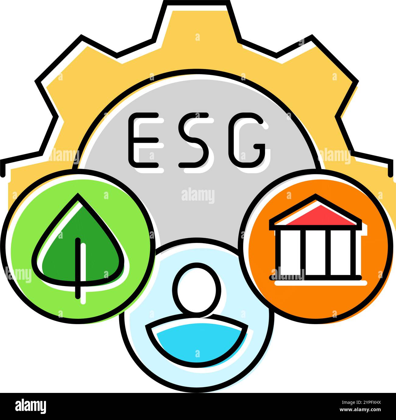 international day energy conservation color icon vector illustration ...