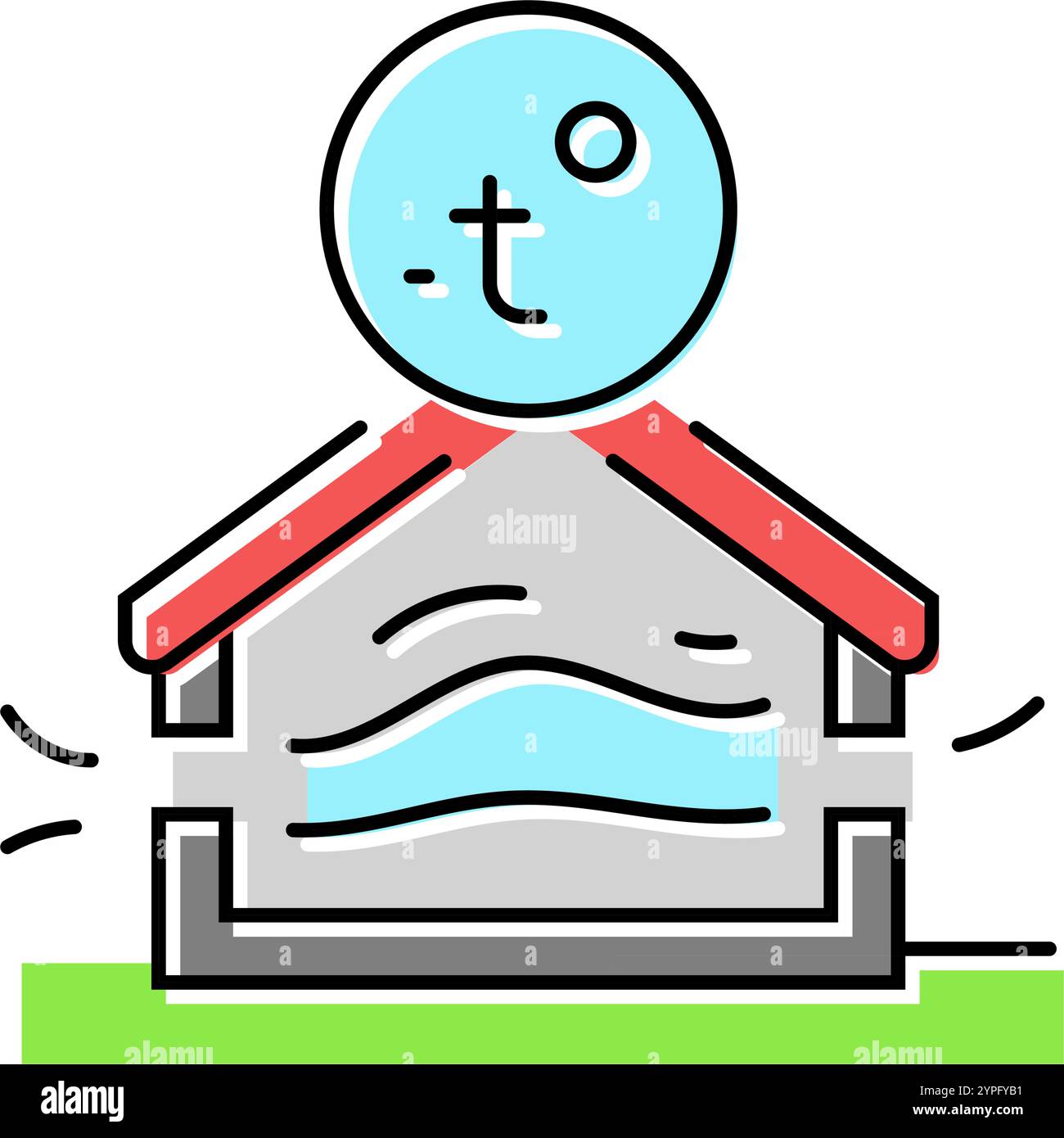 passive cooling green building color icon vector illustration Stock ... passive cooling green building color icon vector illustration Stock ...