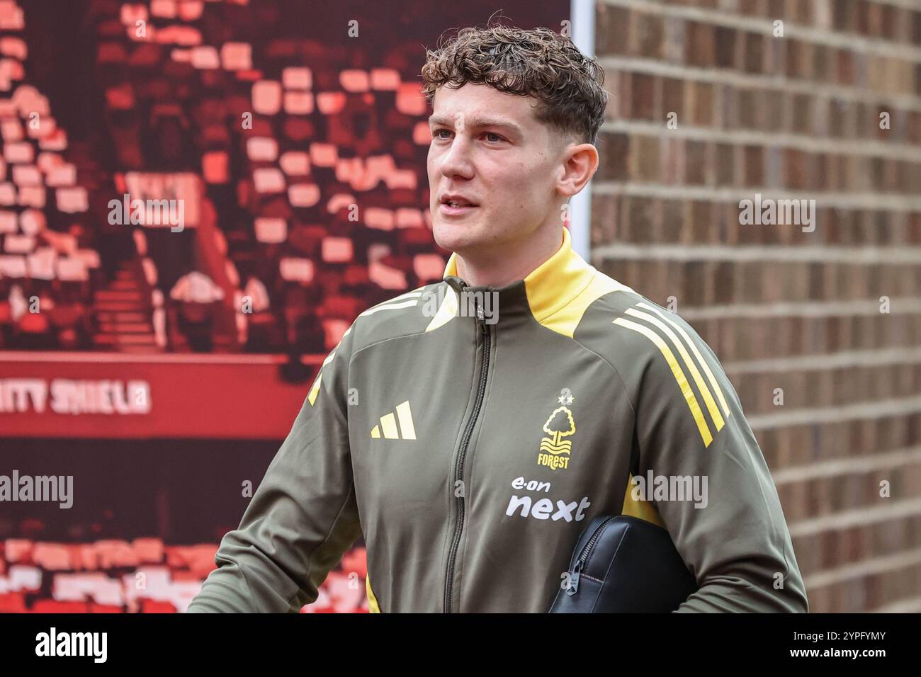 Ryan Yates of Nottingham Forest arrives during the Premier League match ...