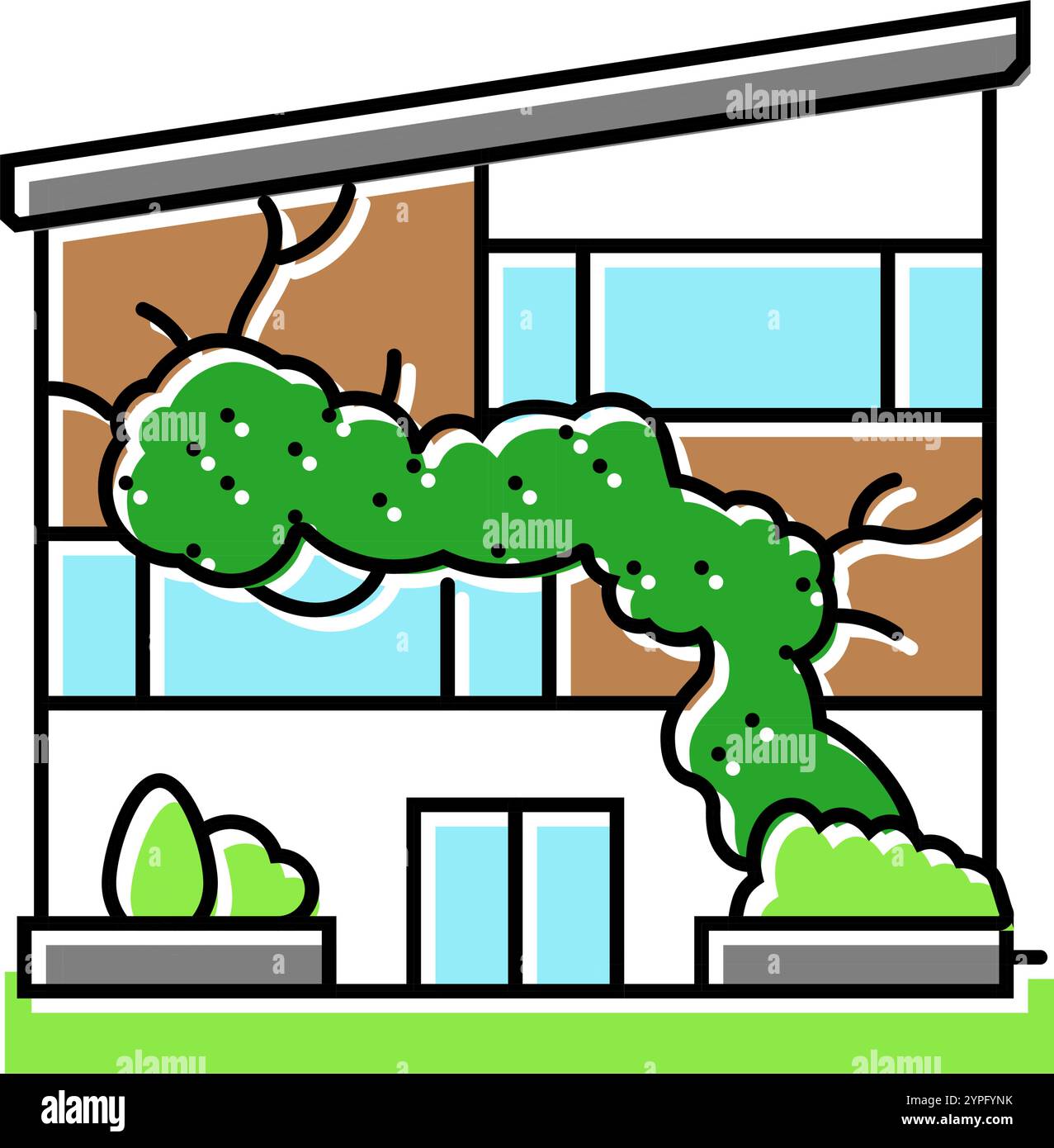 bicycle friendly infrastructure green color icon vector illustration ...