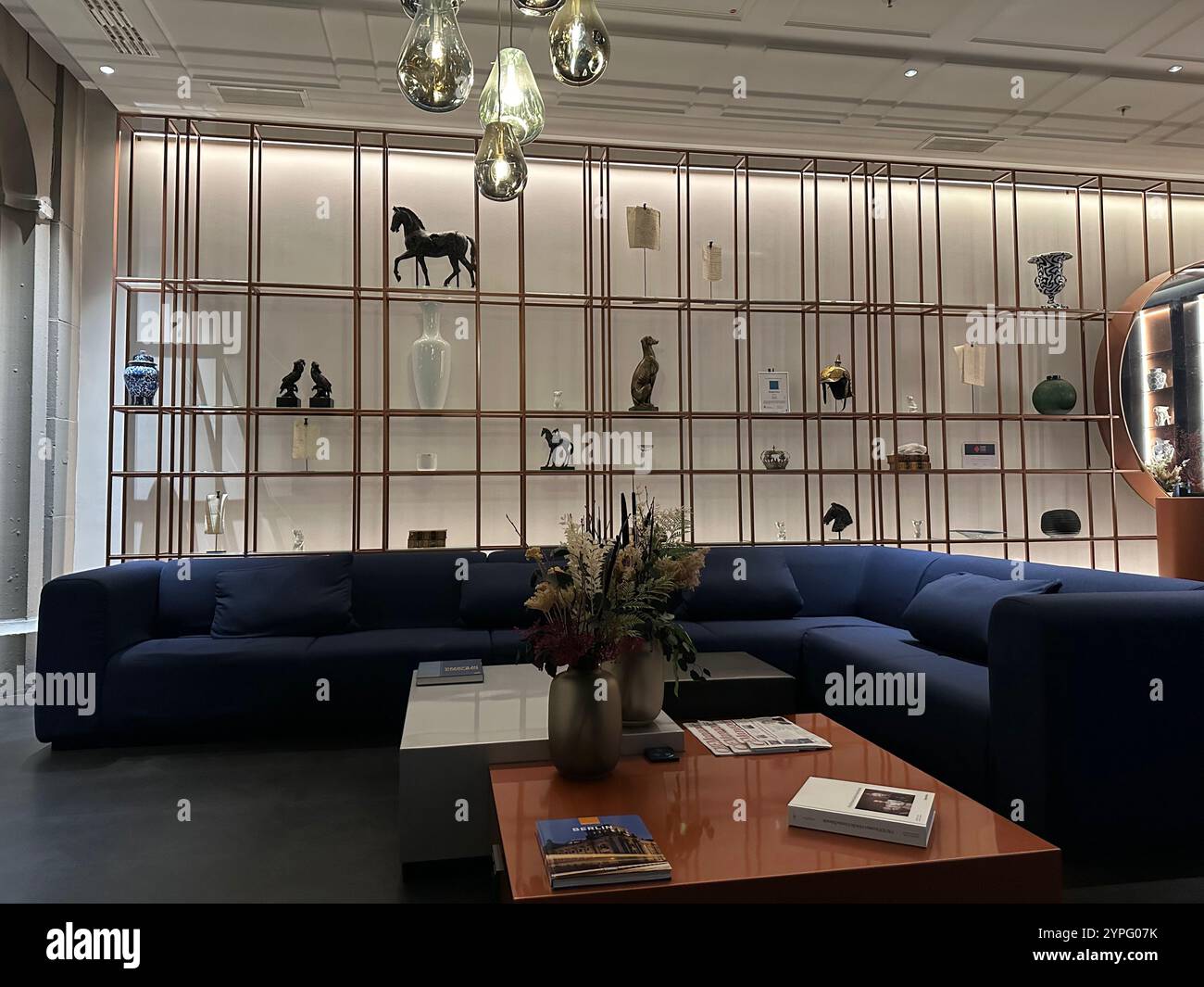 Berlin, Germany - November 05, 2024: View of lobby in hotel Luc ...