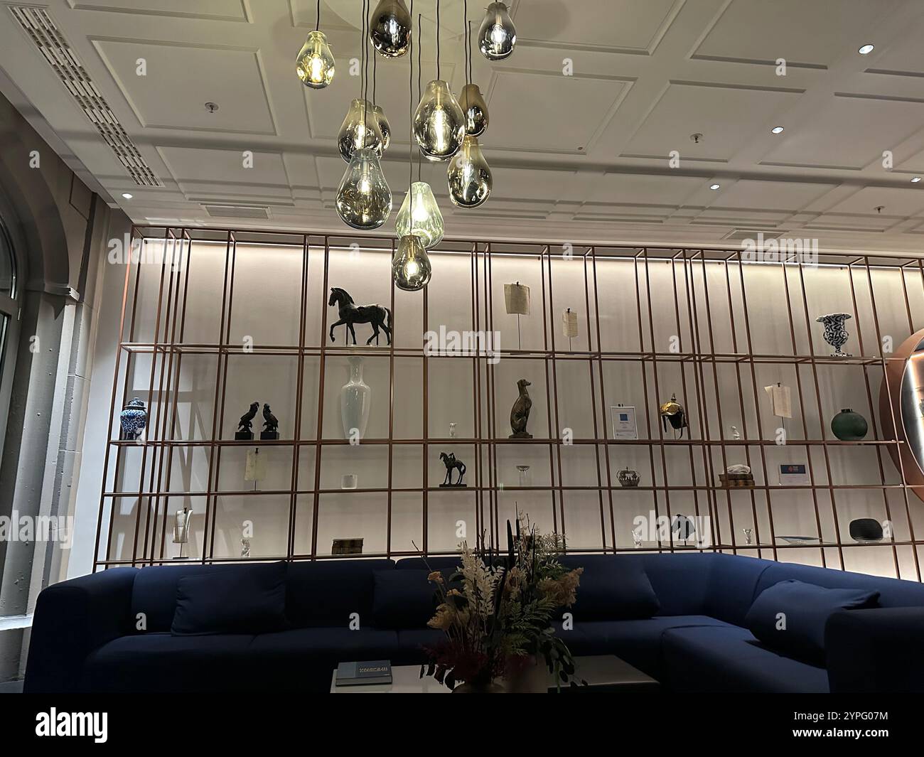 Berlin, Germany - November 05, 2024: View of lobby in hotel Luc ...