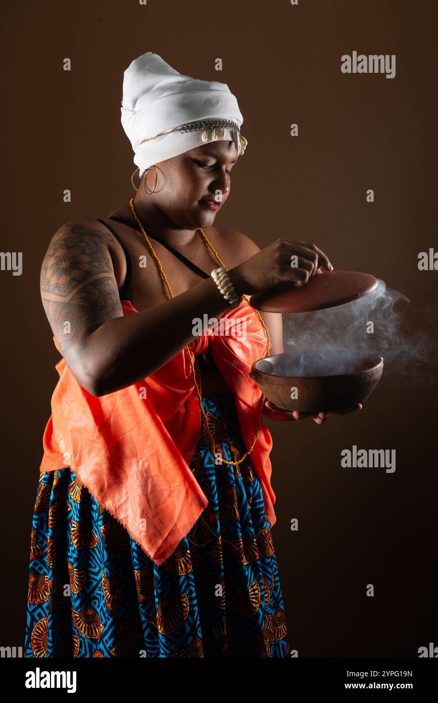 Salvador, Bahia, Brazil - October 21, 2024: Beautiful woman in ...