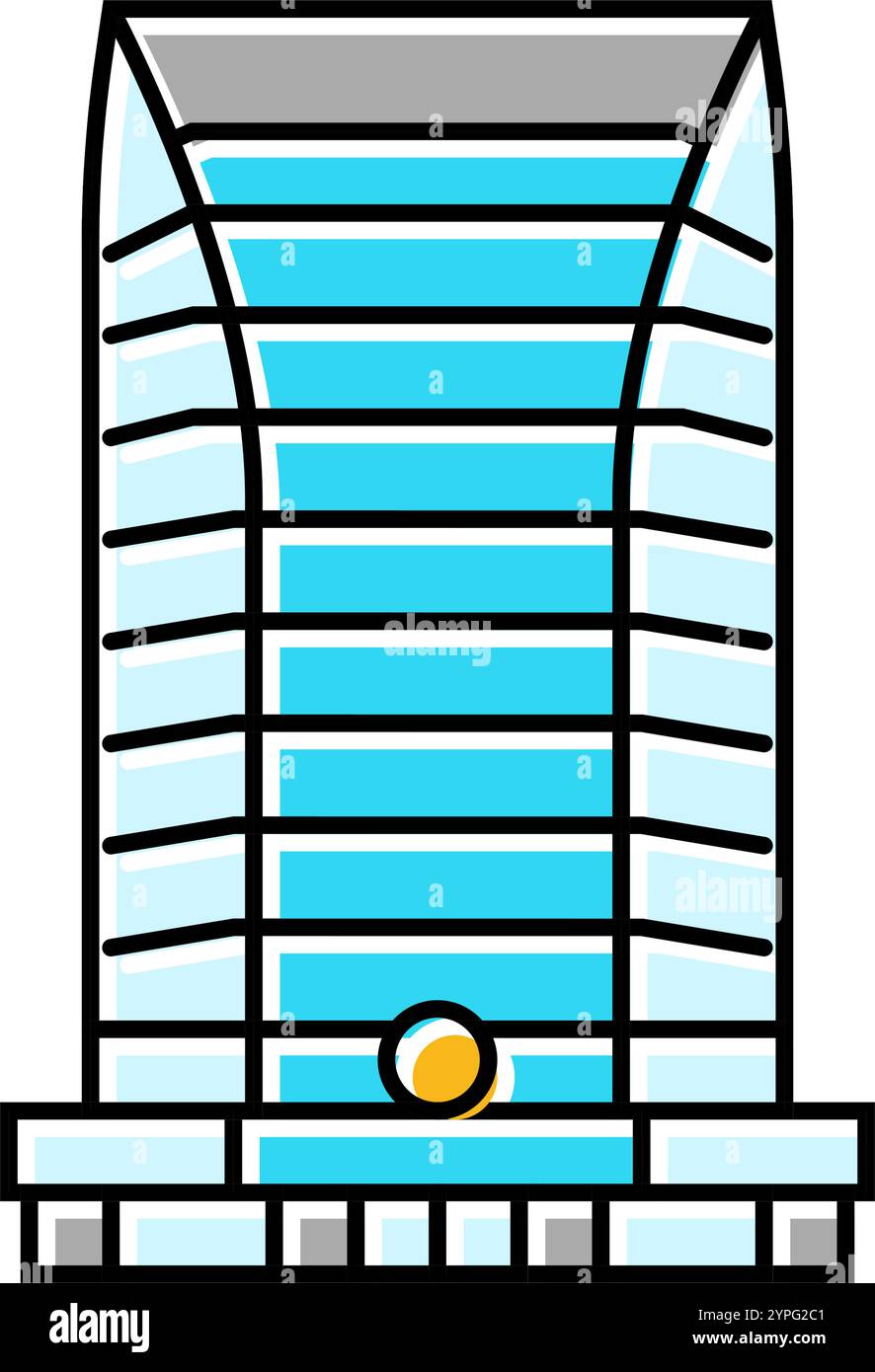 transfer bank building color icon vector illustration Stock Vector ...