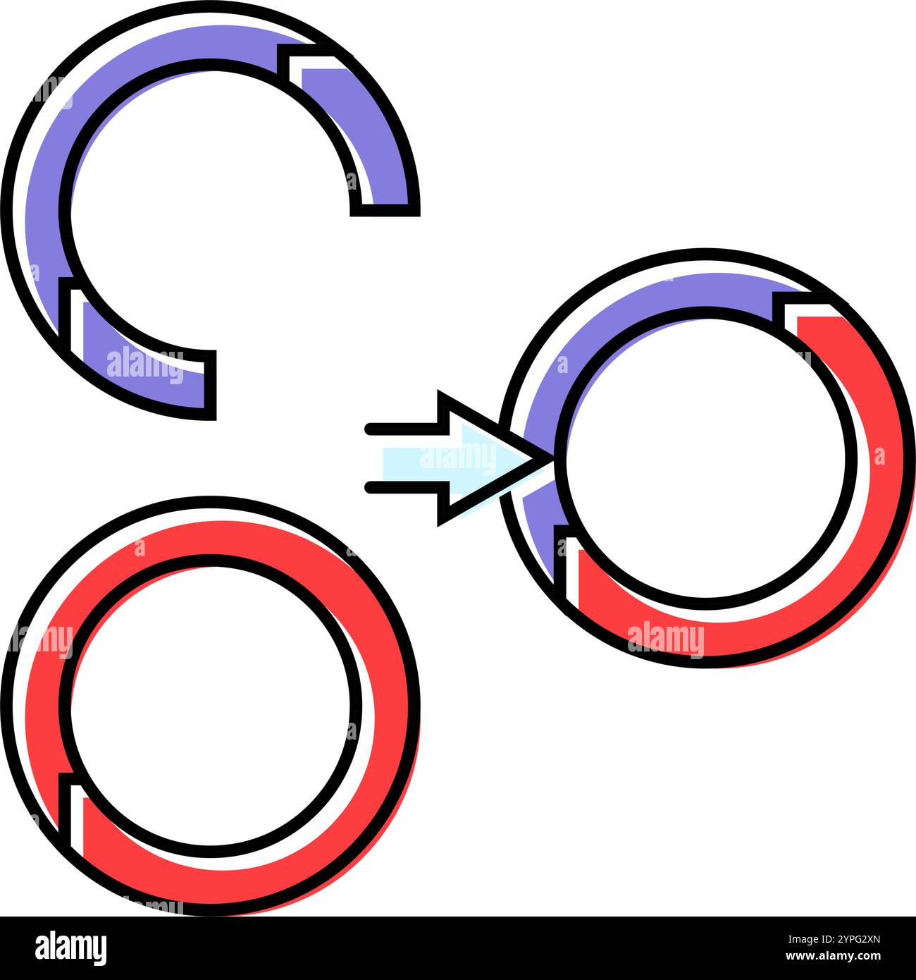 protein synthesis cryptogenetics color icon vector illustration Stock ...