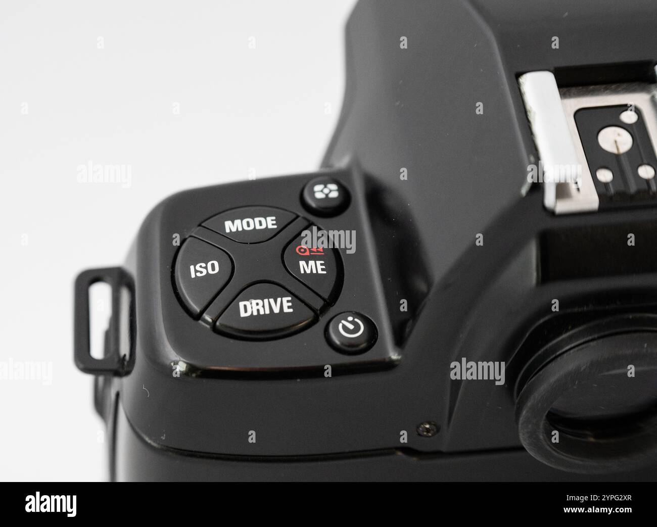 Nikon F-801 SLR camera on white background Stock Photo - Alamy