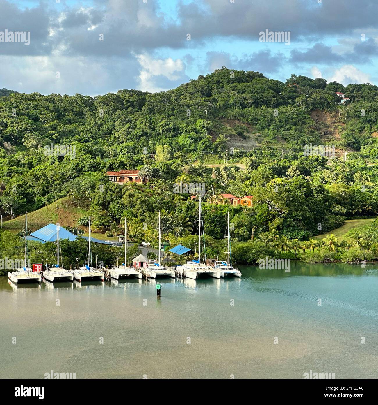 Mahogany Bay, Roatan, Bay Islands, Honduras, Central America Stock ...