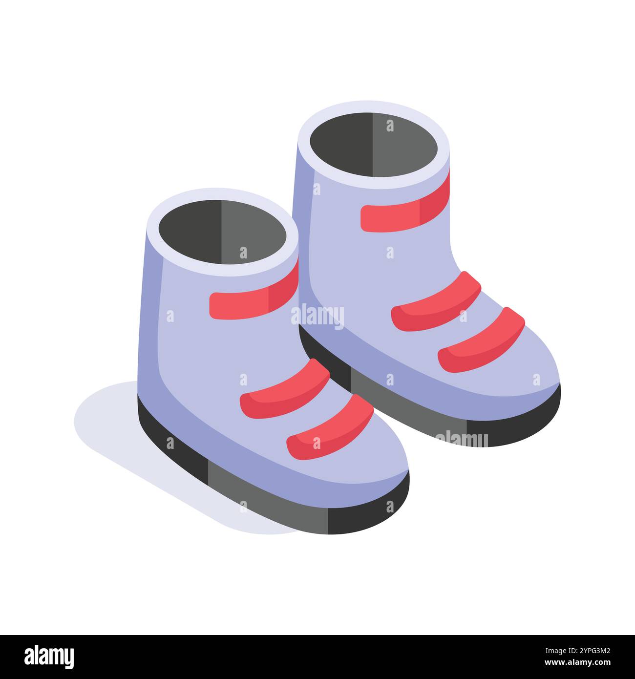 An editable isometric icon of ice skating shoes, ready to use vector ...