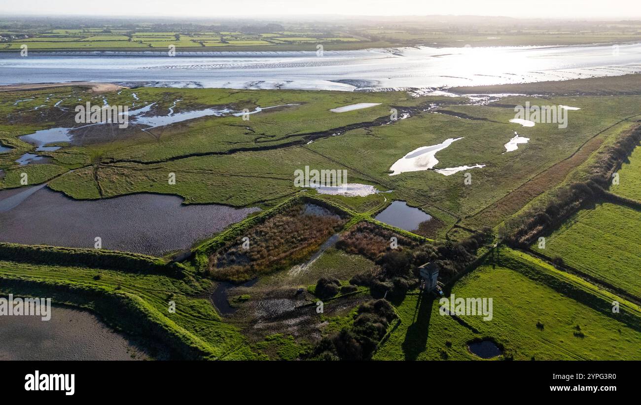 River Parrett and Fenning Island, Somerset UK Stock Photo - Alamy