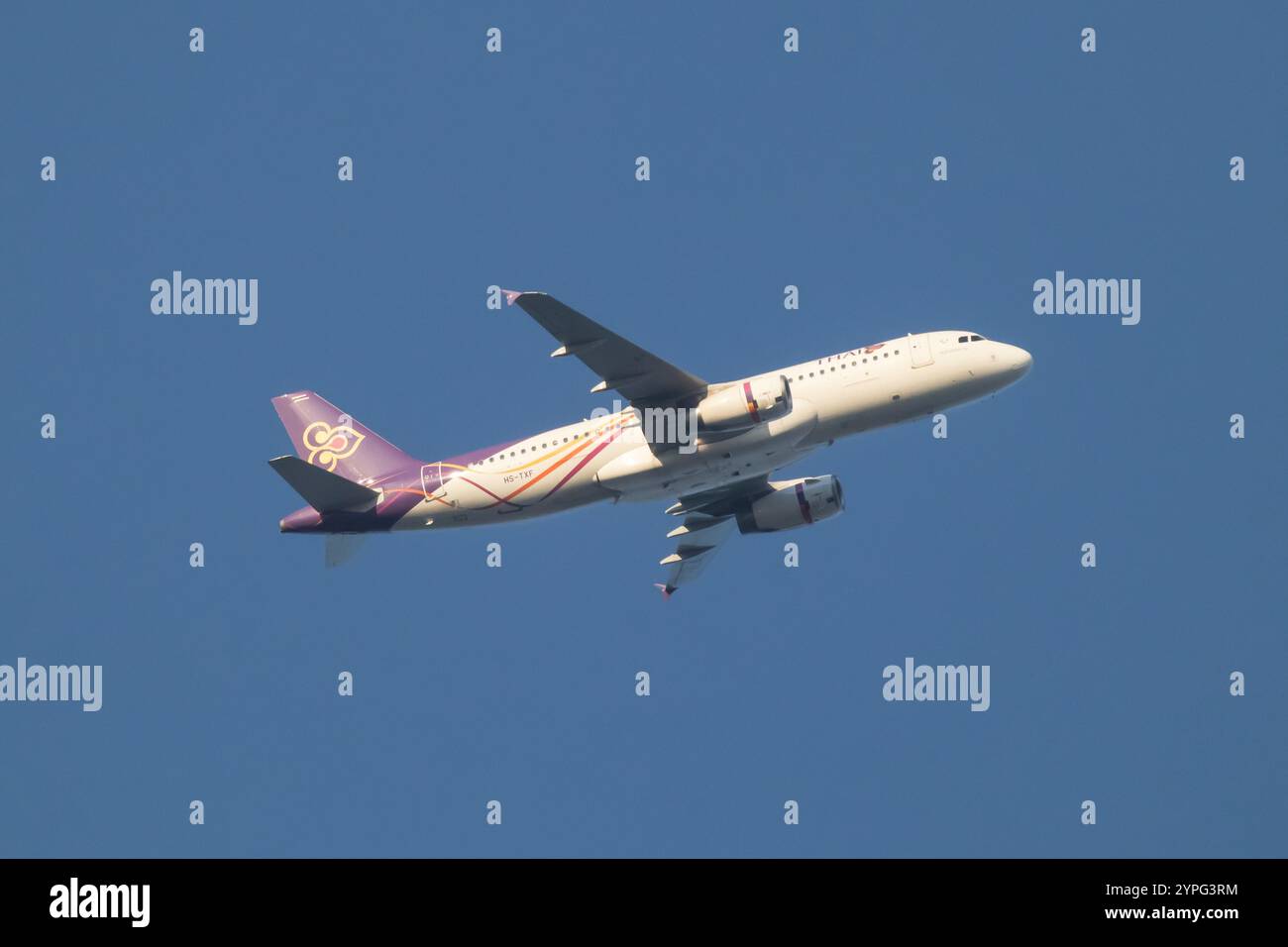 Chiangmai, Thailand - January 10 2024: HS-TXF Airbus A320-200 of Thai ...