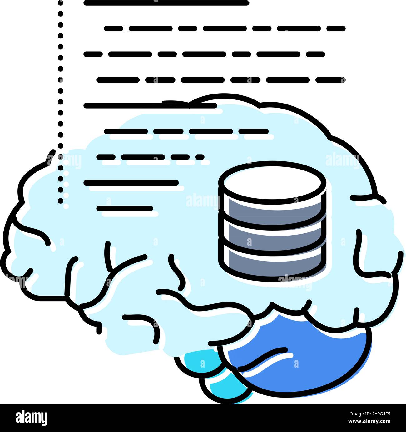 eeg monitoring neuroscience neurology color icon vector illustration ... eeg monitoring neuroscience neurology color icon vector illustration ...