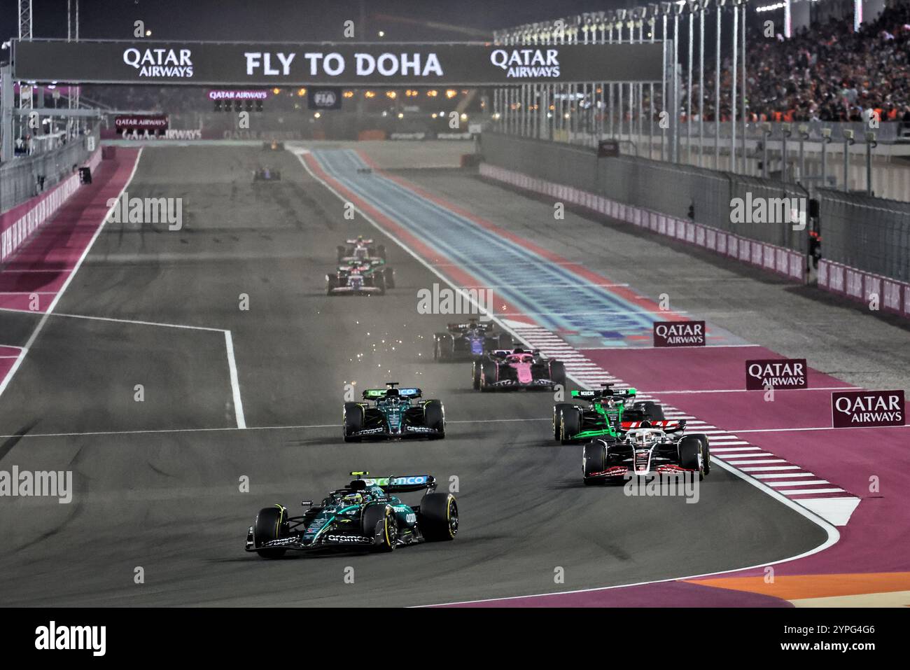Doha, Qatar. 30th Nov, 2024. Fernando Alonso (ESP) Aston Martin F1 Team ...