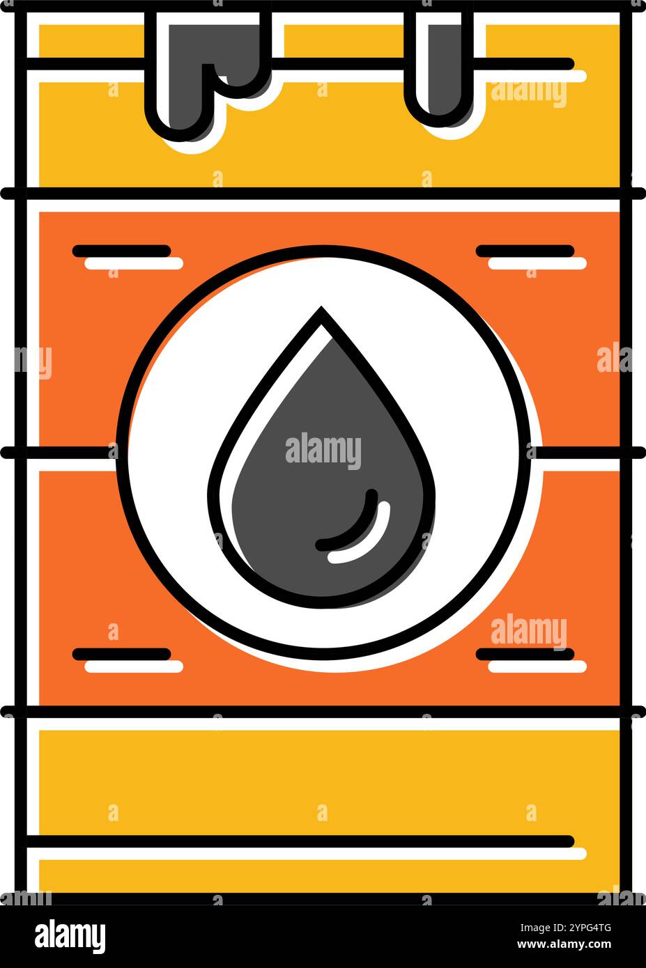 crude oil industry color icon vector illustration Stock Vector Image ...