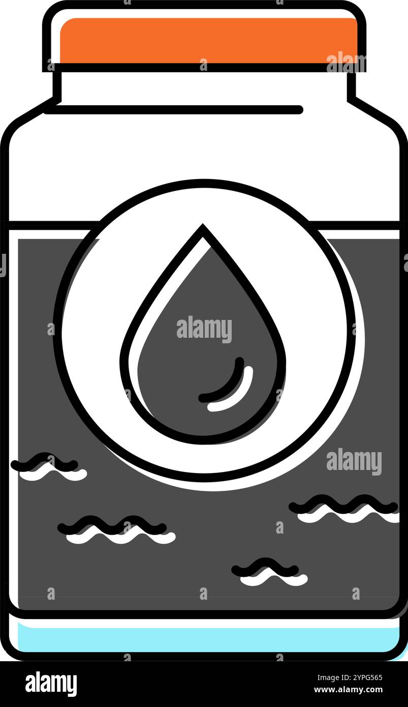 oil sands industry color icon vector illustration Stock Vector Image ...