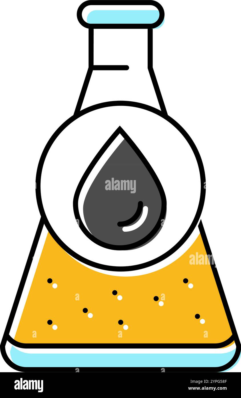 heavy crude oil color icon vector illustration Stock Vector Image & Art ...