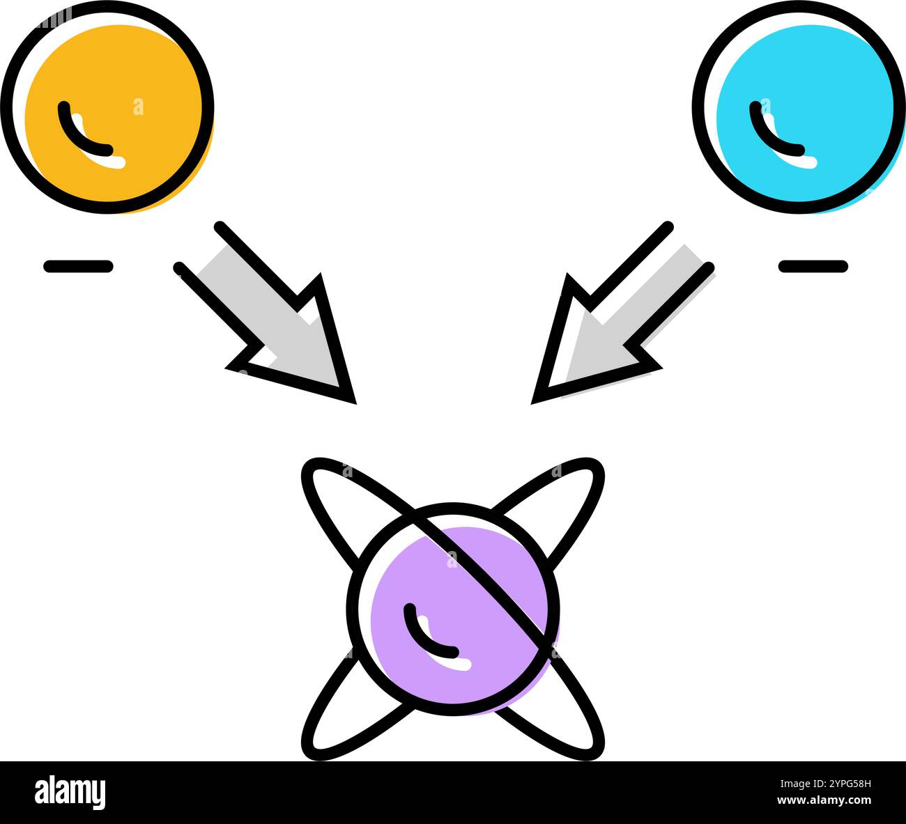 Quantum superposition symbol hi-res stock photography and images - Alamy