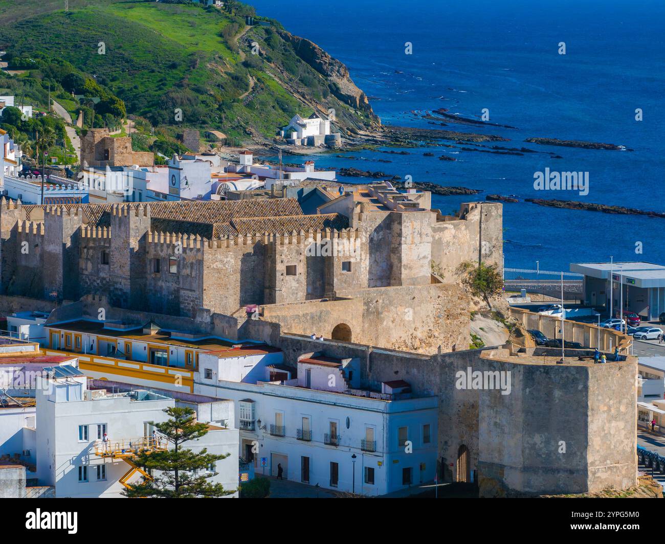 Historic Castillo de Guzman el Bueno Overlooking the Strait of Gibraltar Stock Photo - Alamy