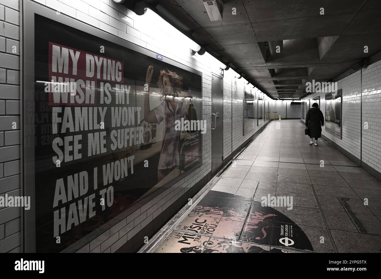 Assisted Suicide Poster Stock Photo - Alamy