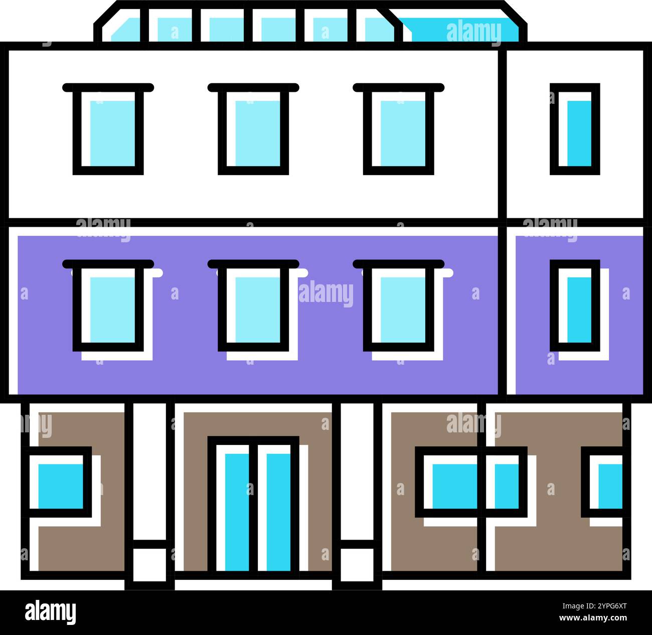 Sign outside entrance college Stock Vector Images - Alamy