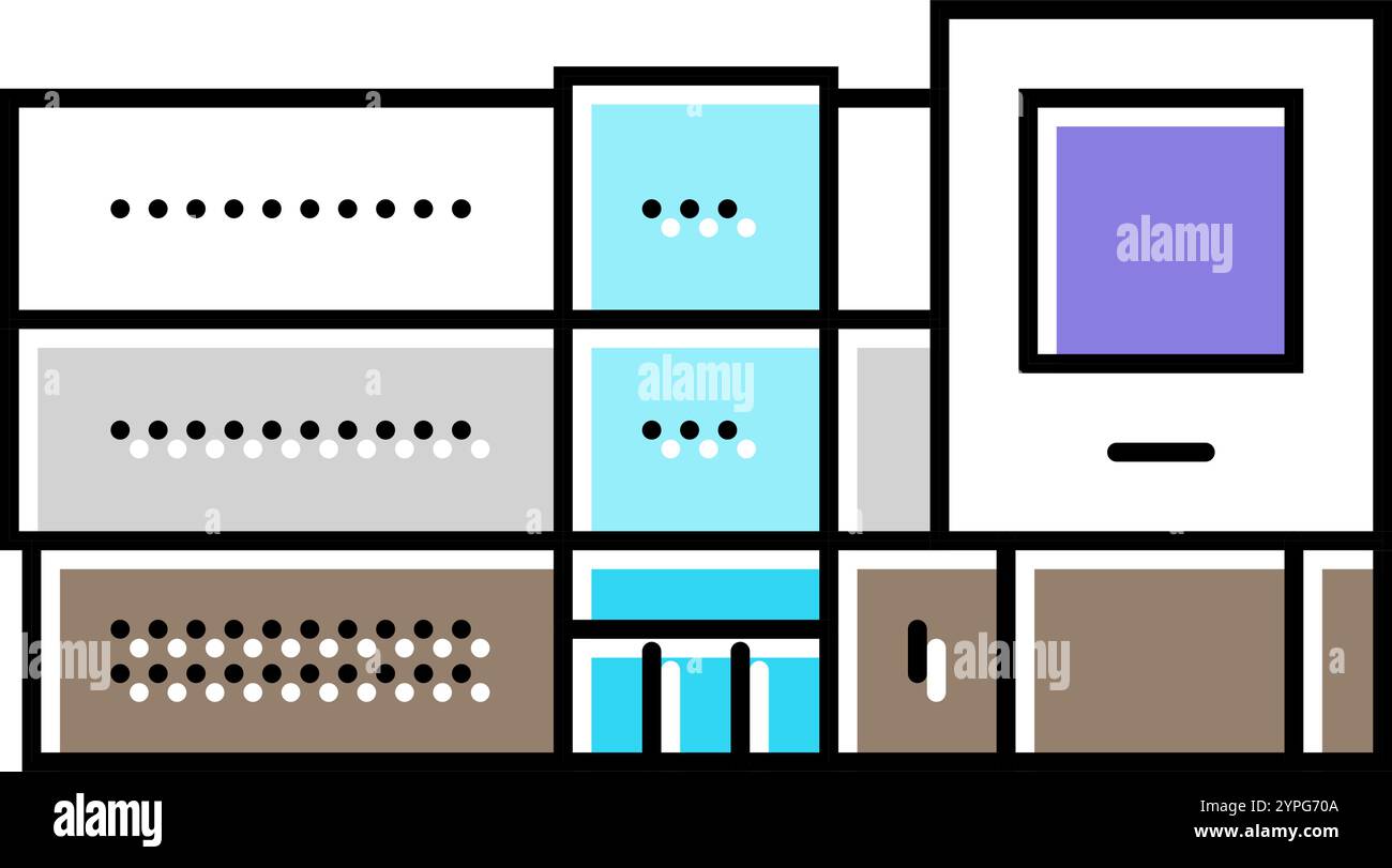 academy school building color icon vector illustration Stock Vector ...