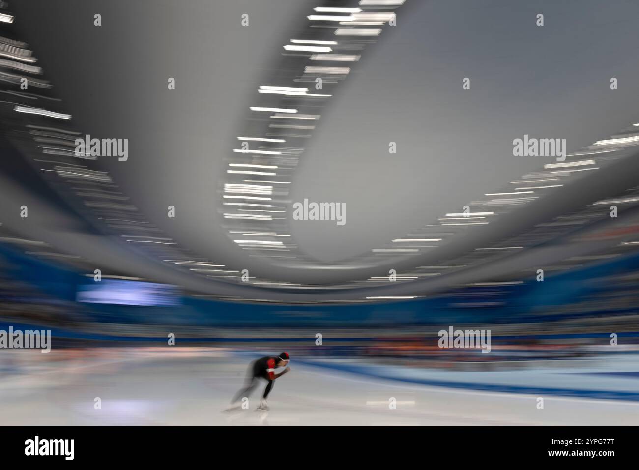 Han Mei of China competes in the Women 3000m of the ISU World Cup Speed ...