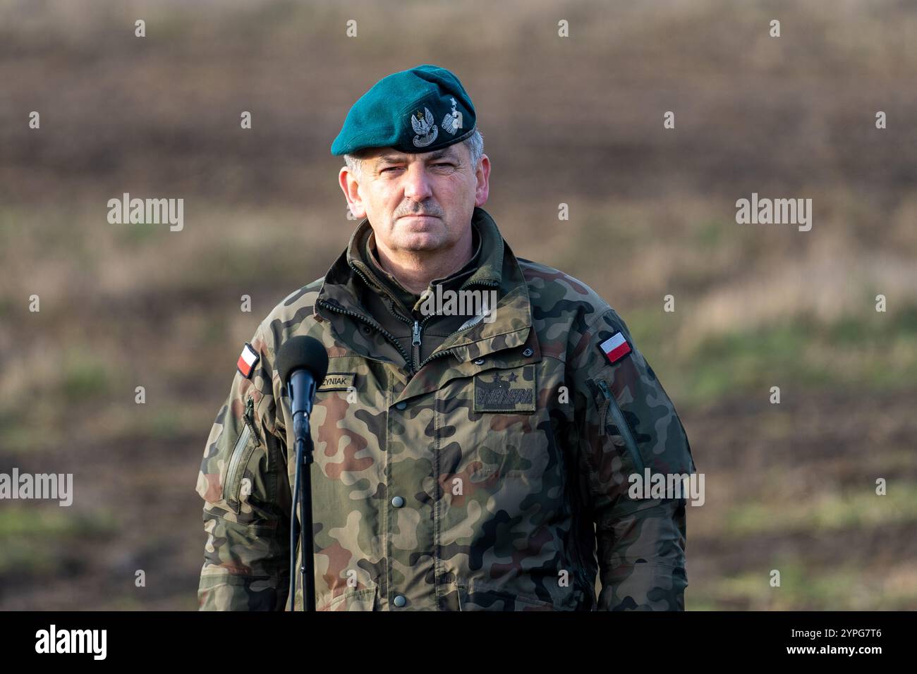 General Marek Wawrzyniak, Head of the Military Engineering Directorate ...