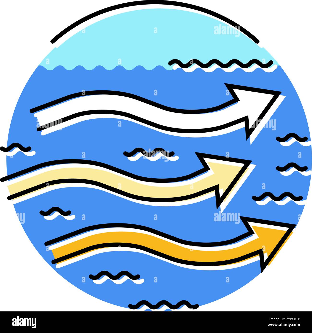 wave energy research color icon vector illustration Stock Vector Image ...