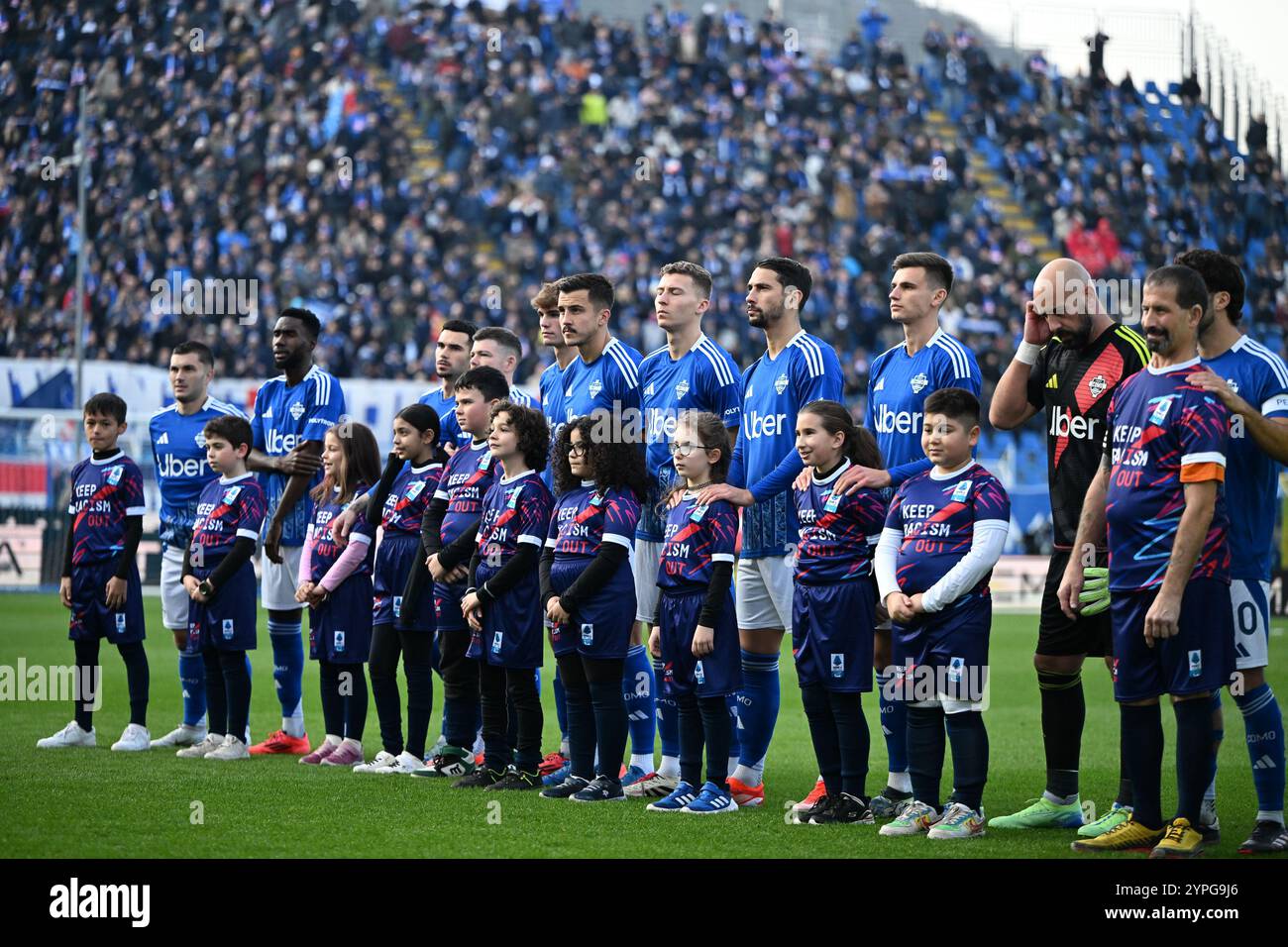 Lineup of Calcio Como during the Italian Serie A football match between ...