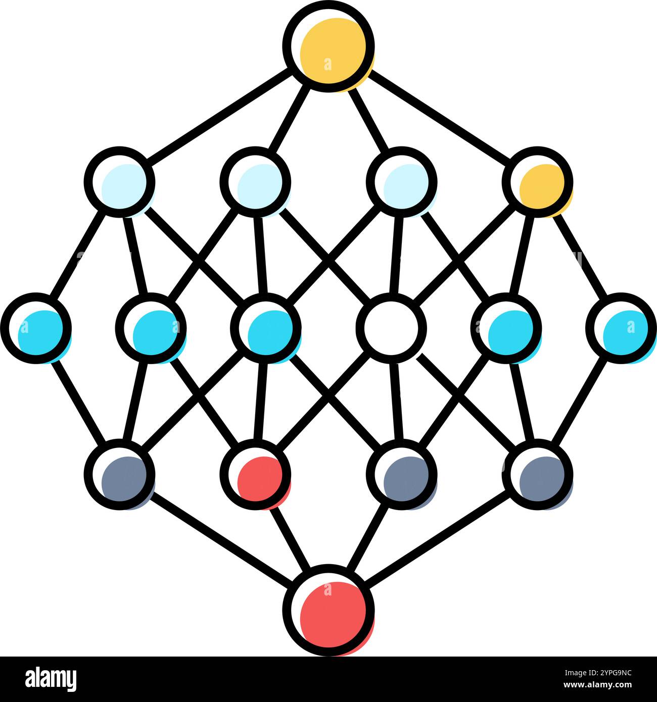 apriori algorithm color icon vector illustration Stock Vector Image ...