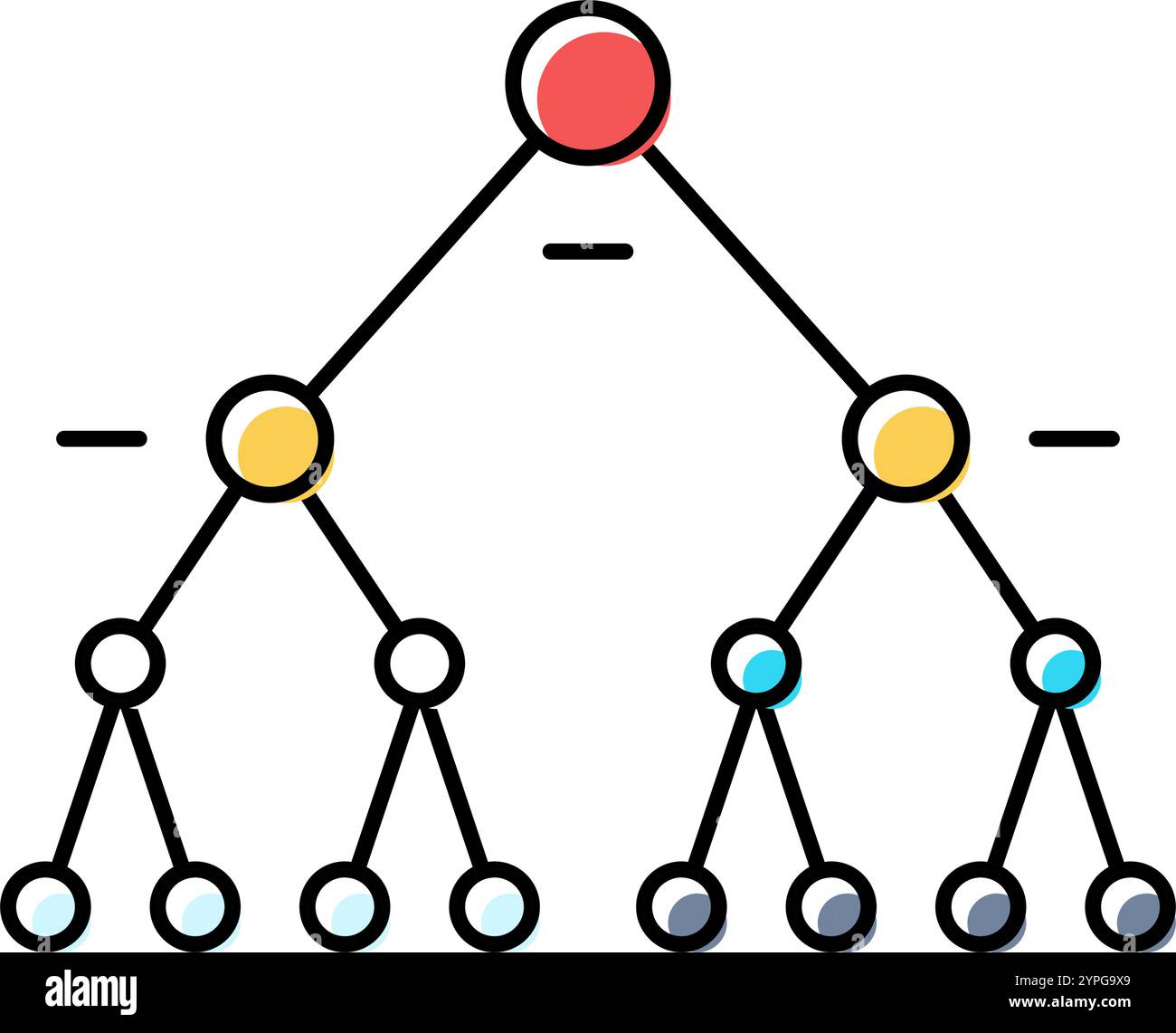 support machine svm algorithm color icon vector illustration Stock ...