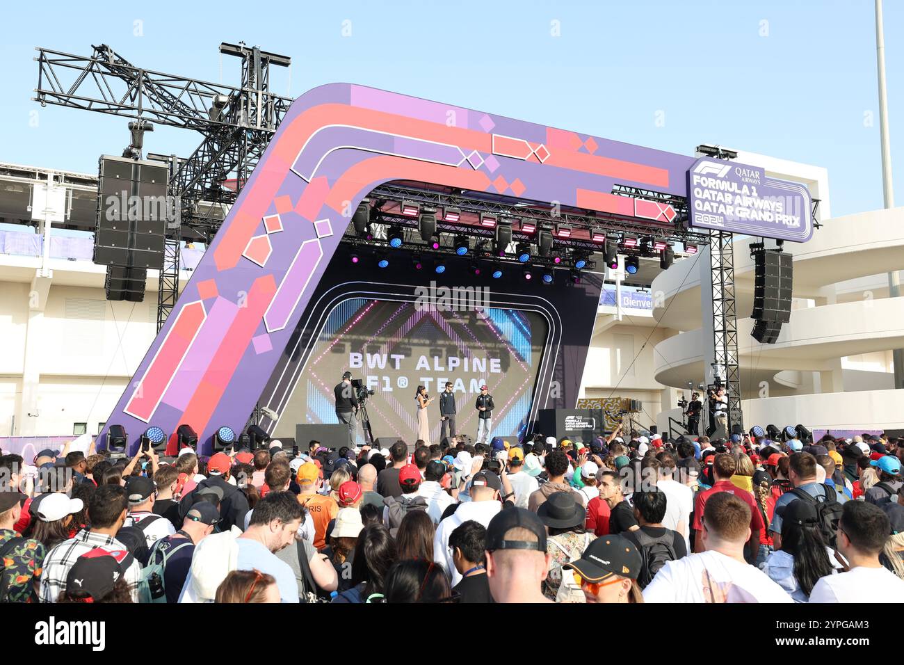 Lusail, Qatar. 30th Nov 2024. Fan zone during the Formula 1 Qatar ...