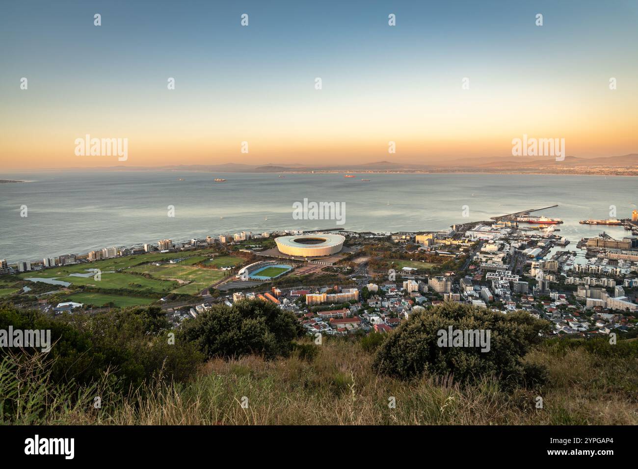 Sunset from Lions head, Cape Town Stock Photo - Alamy